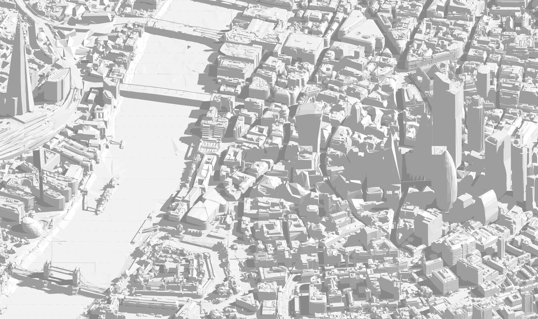 3D London City Center model - TurboSquid 1838941