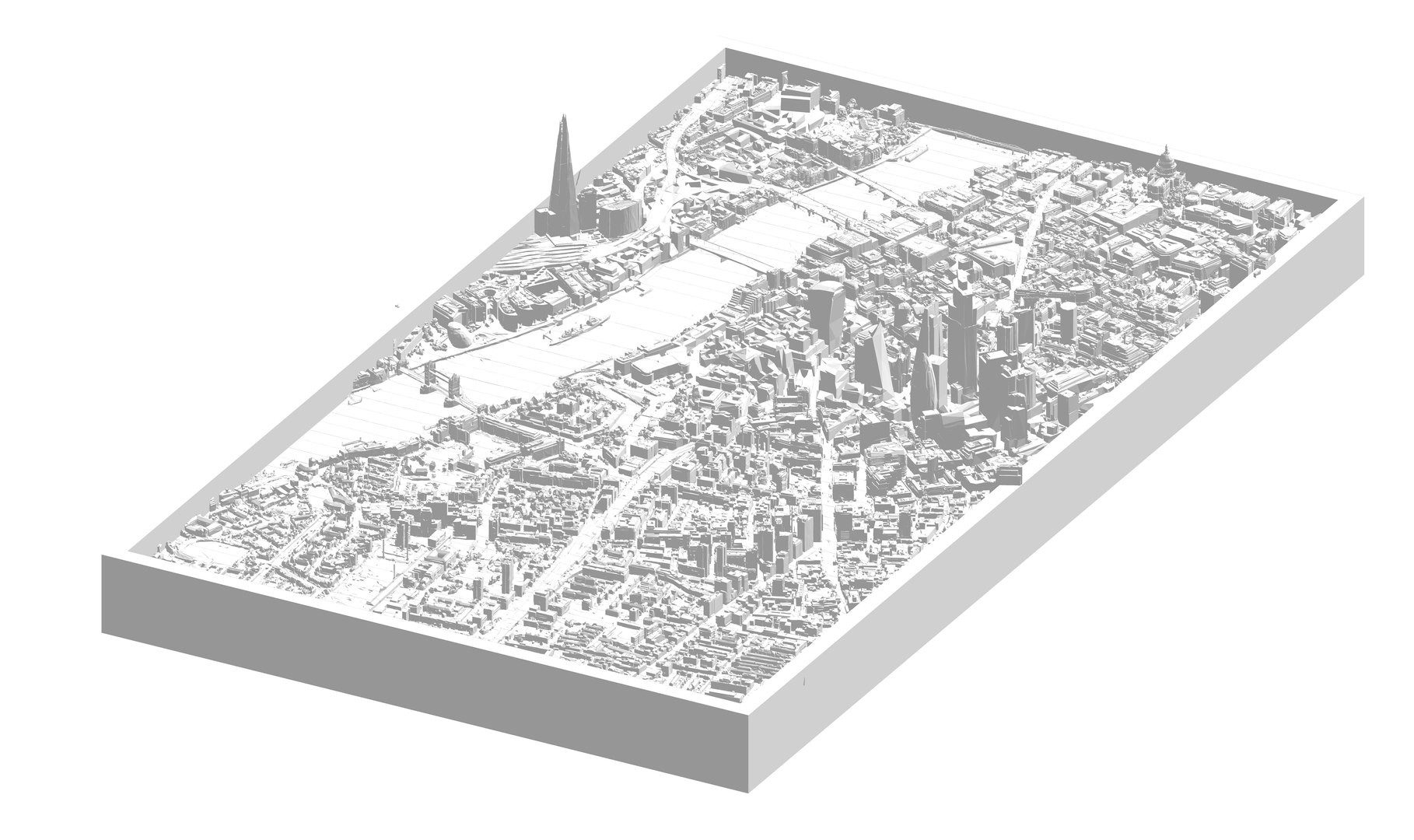 3D London City Center model - TurboSquid 1838941