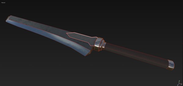 3d model sword