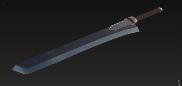3d model sword