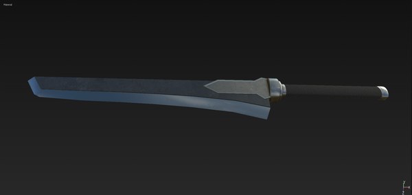 3d model sword