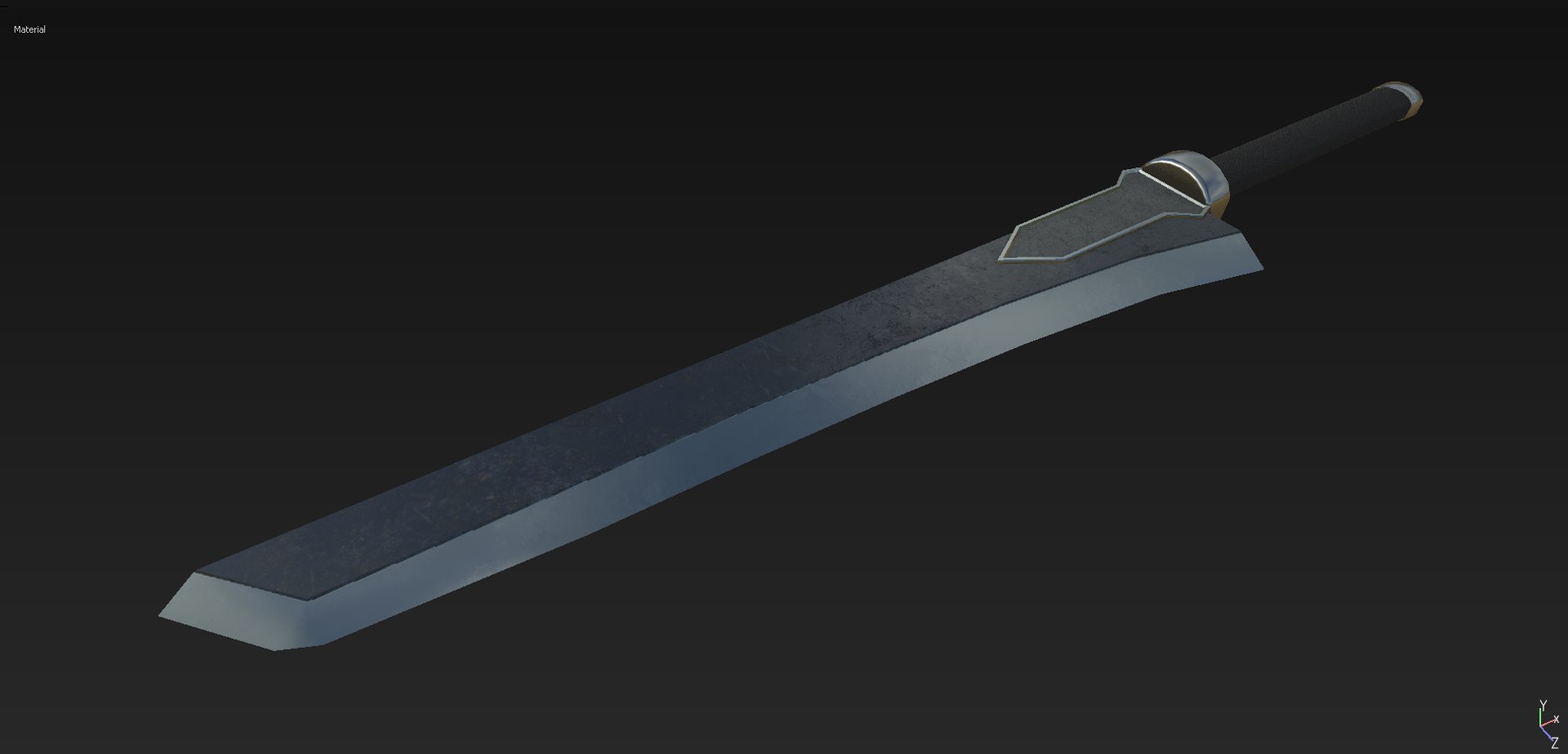 3d model sword