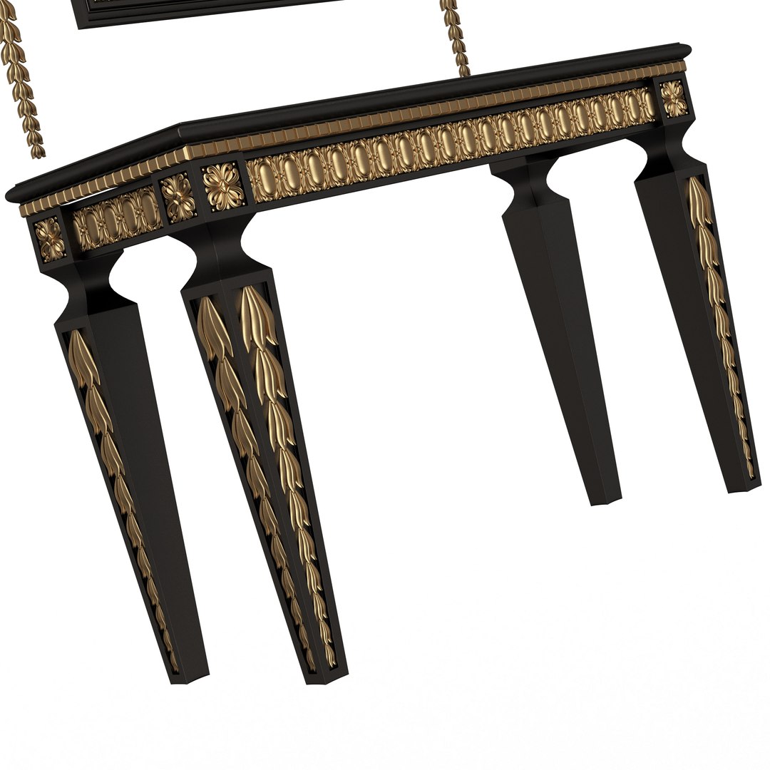 Classic Console Table 011 3D Model - TurboSquid 2326290