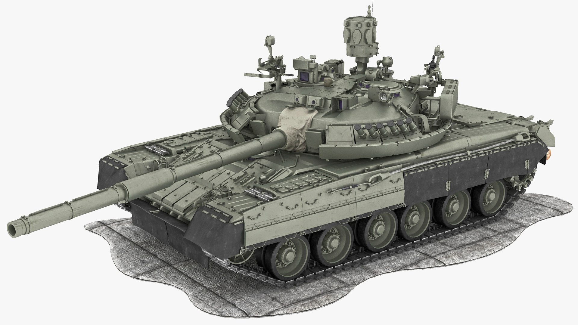 T-80UM1 Main Battle Tank 3D - TurboSquid 2343077