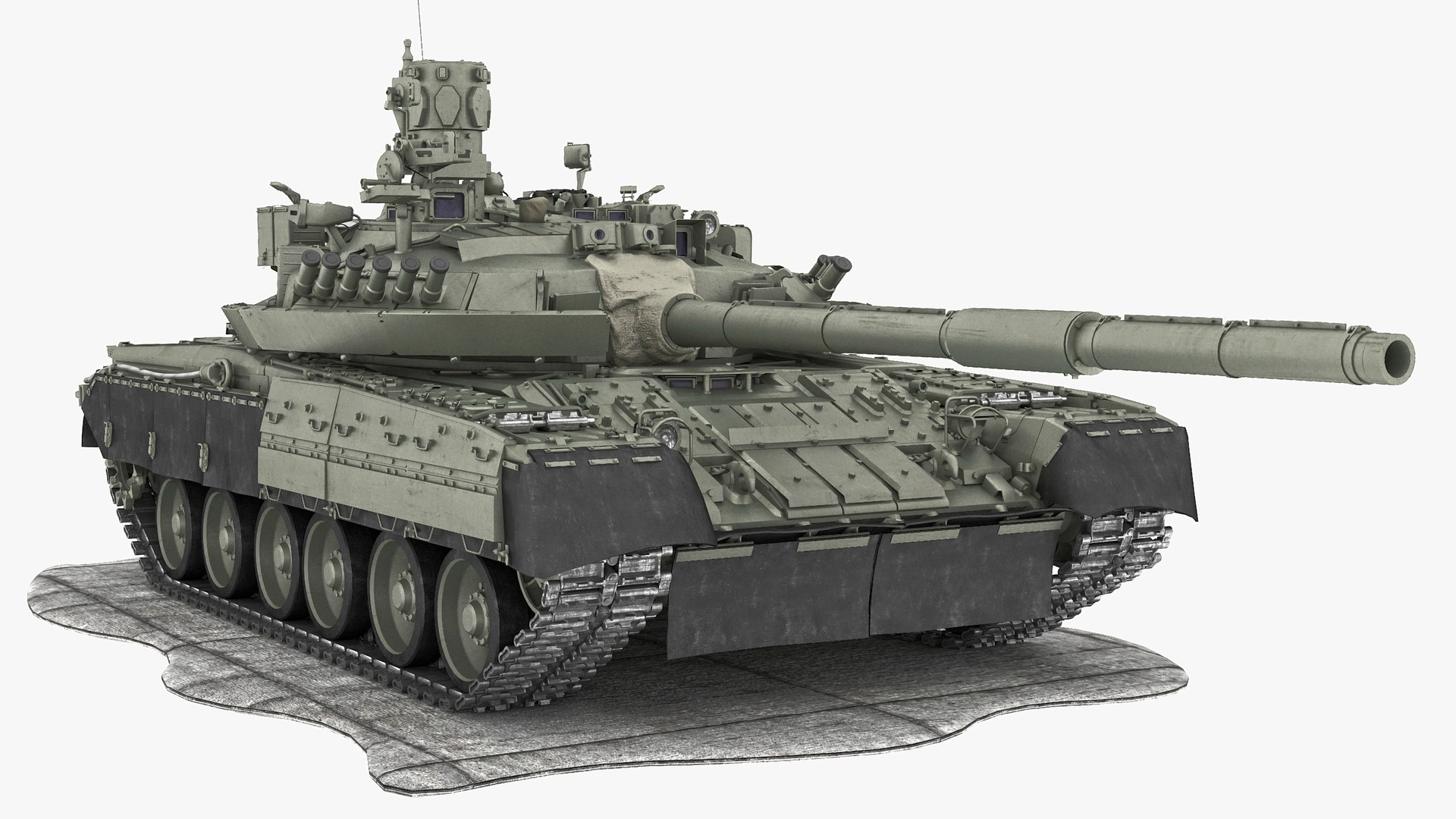 T-80UM1 Main Battle Tank 3D - TurboSquid 2343077