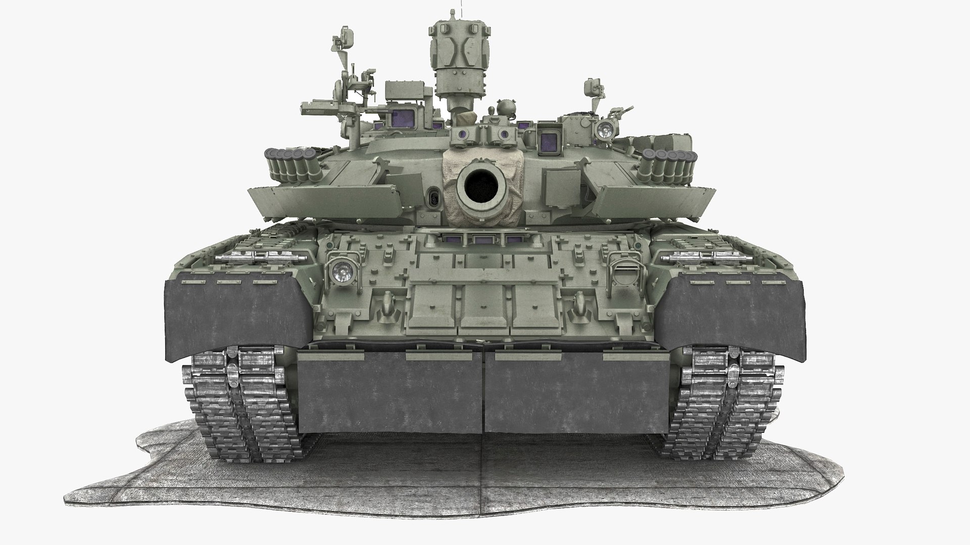T-80UM1 Main Battle Tank 3D - TurboSquid 2343077