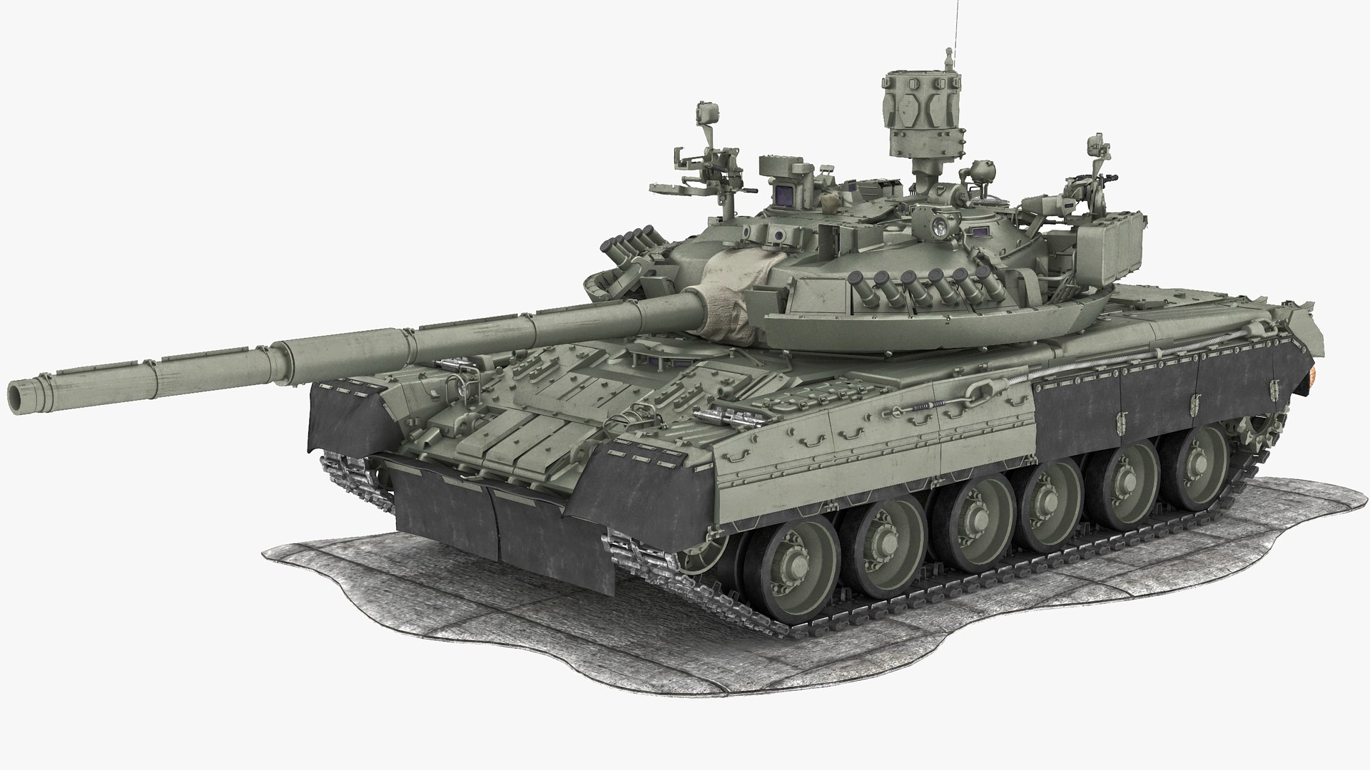 T-80UM1 Main Battle Tank 3D - TurboSquid 2343077