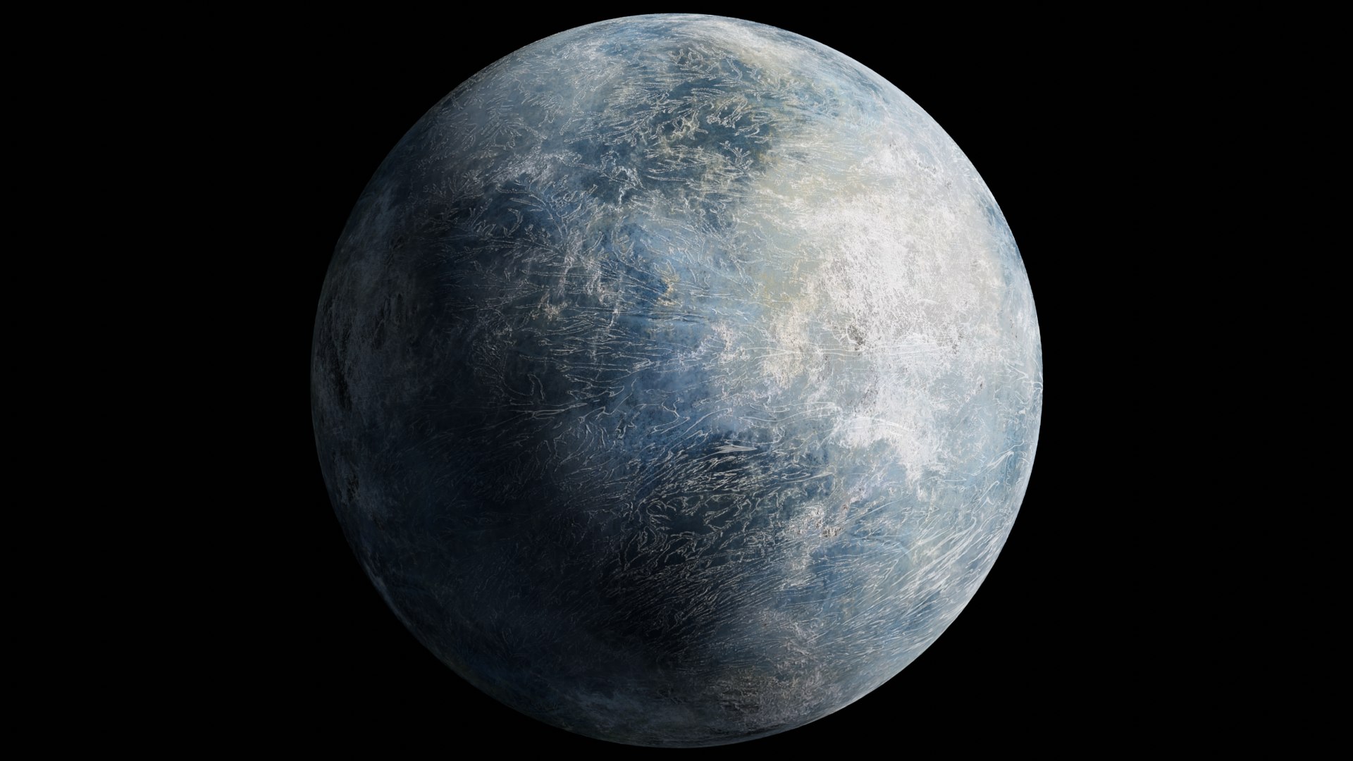 16K Photorealistic Ice Planet 3D model - TurboSquid 1795155