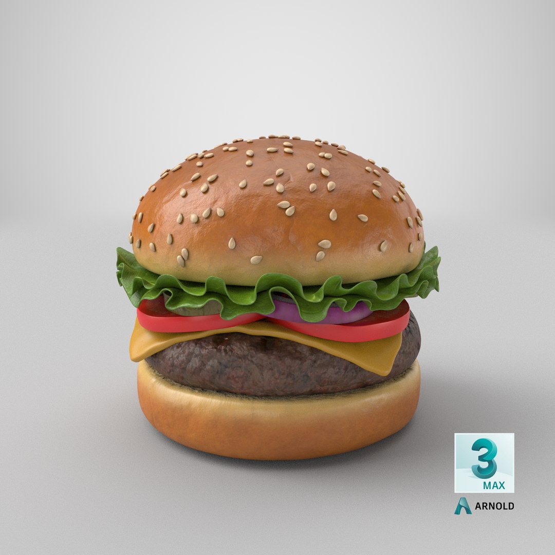 Hamburger 3D model - TurboSquid 2027273