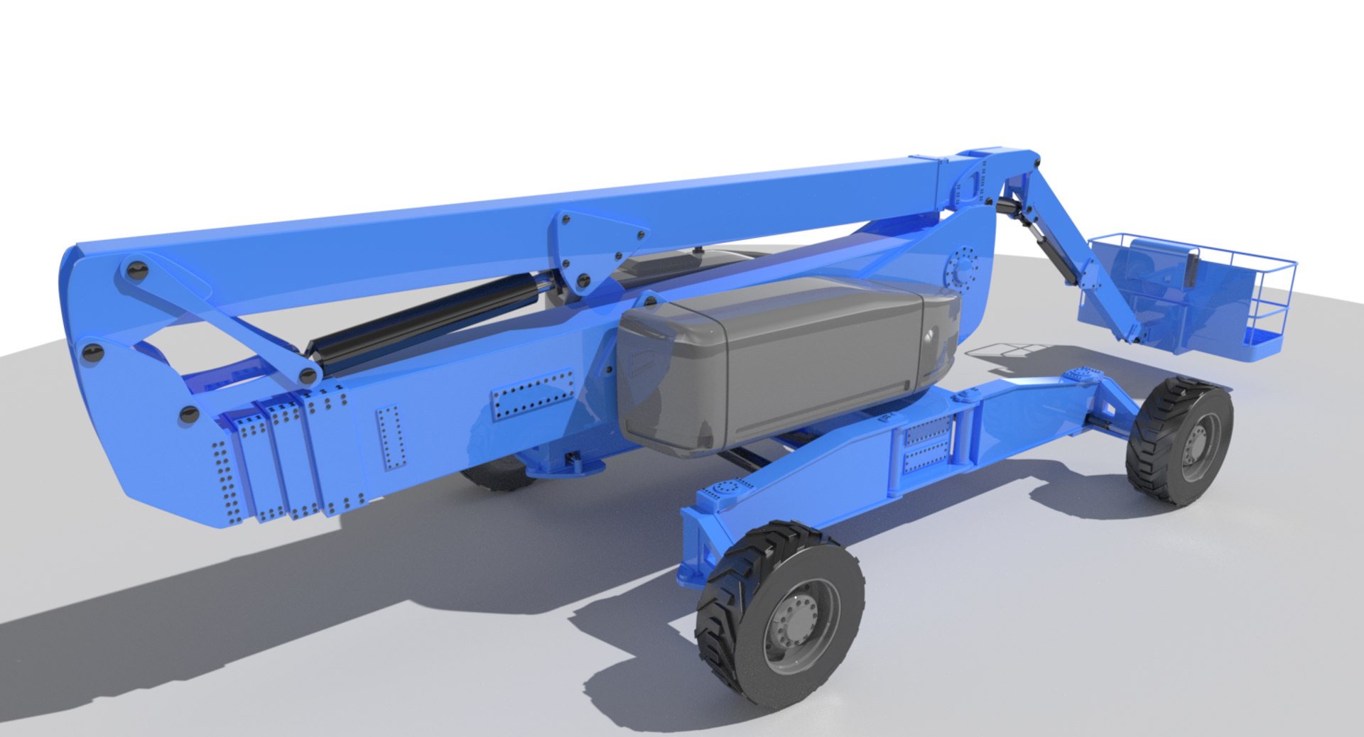 3d Model Aerial Work Platform Genie