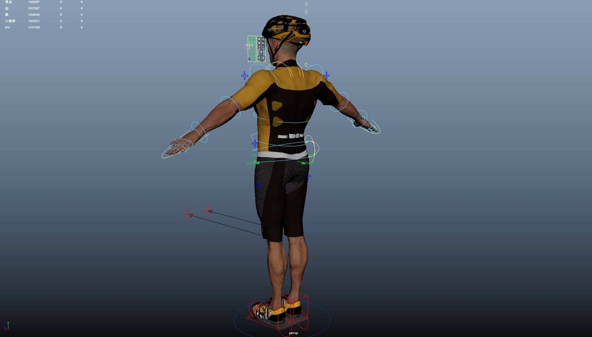 3D Bicycle Rider Model - TurboSquid 2289878