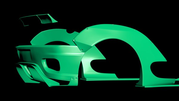 F360 Liberty Walk wide body kit printable 3D 모델 - TurboSquid 1980084