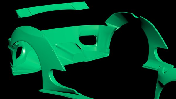 F360 Liberty Walk wide body kit printable 3D 모델 - TurboSquid 1980084