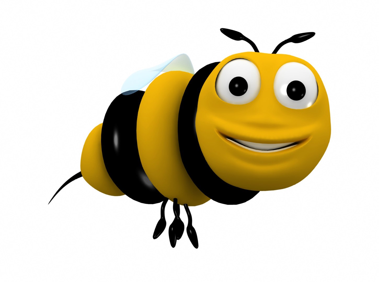 3D Bee Character Model - TurboSquid 1197751