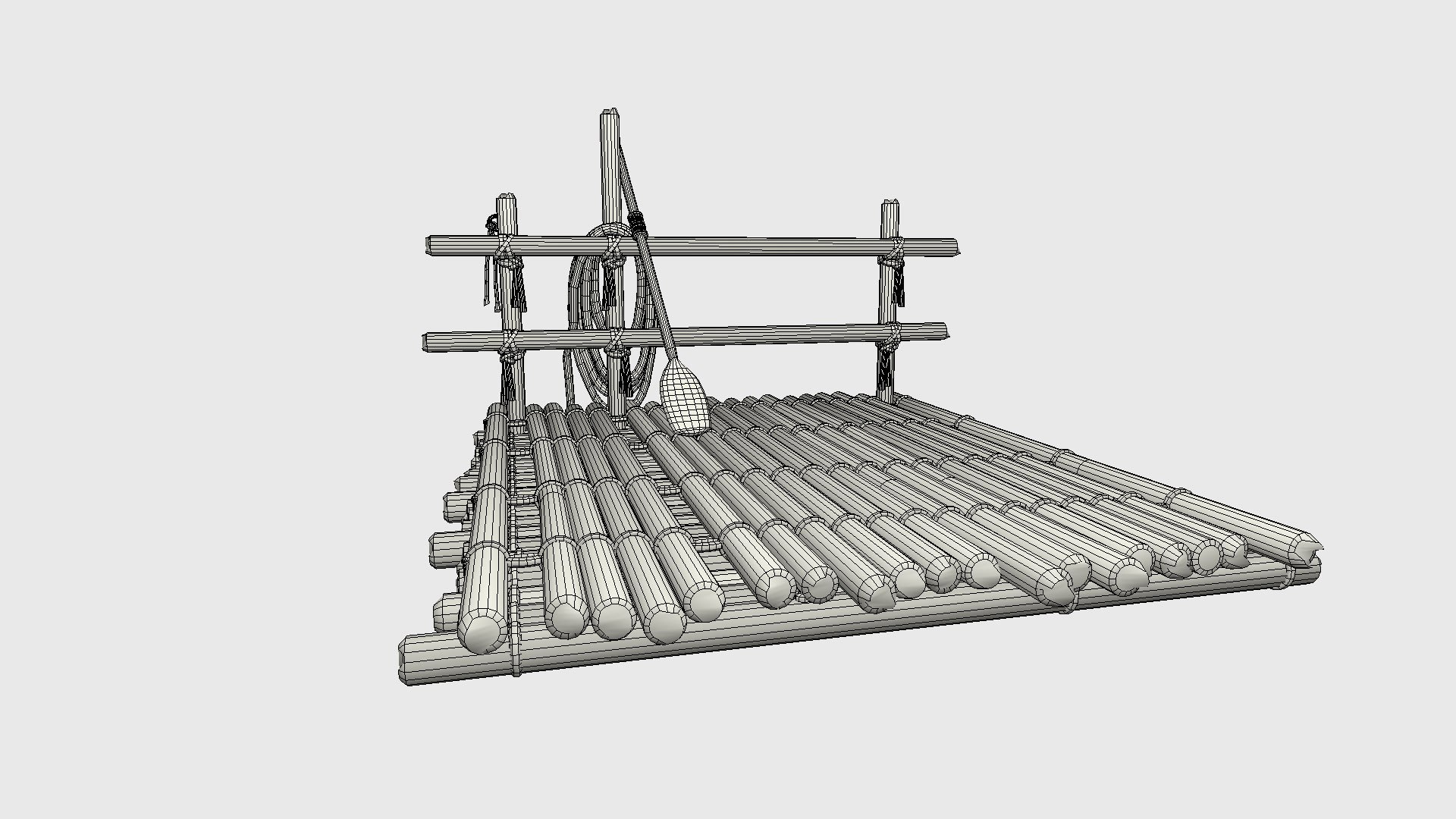 3D Swamp Rafts - TurboSquid 1731588
