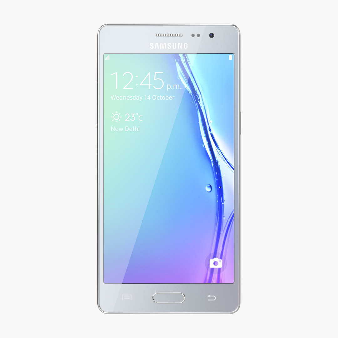 realistic samsung z3 silver 3d model