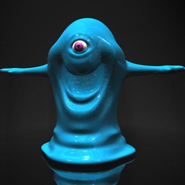 3d model bob monsters vs aliens