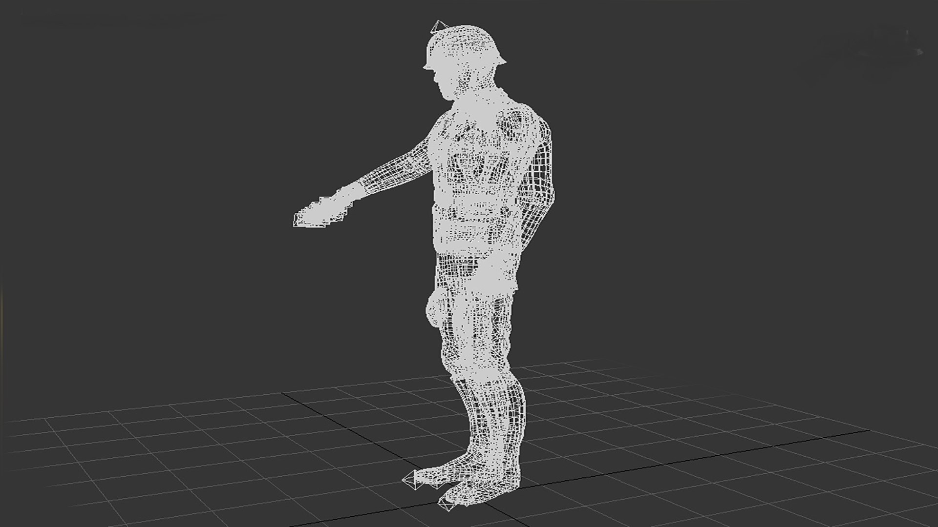 3D Model Army Man Salute - TurboSquid 1982487
