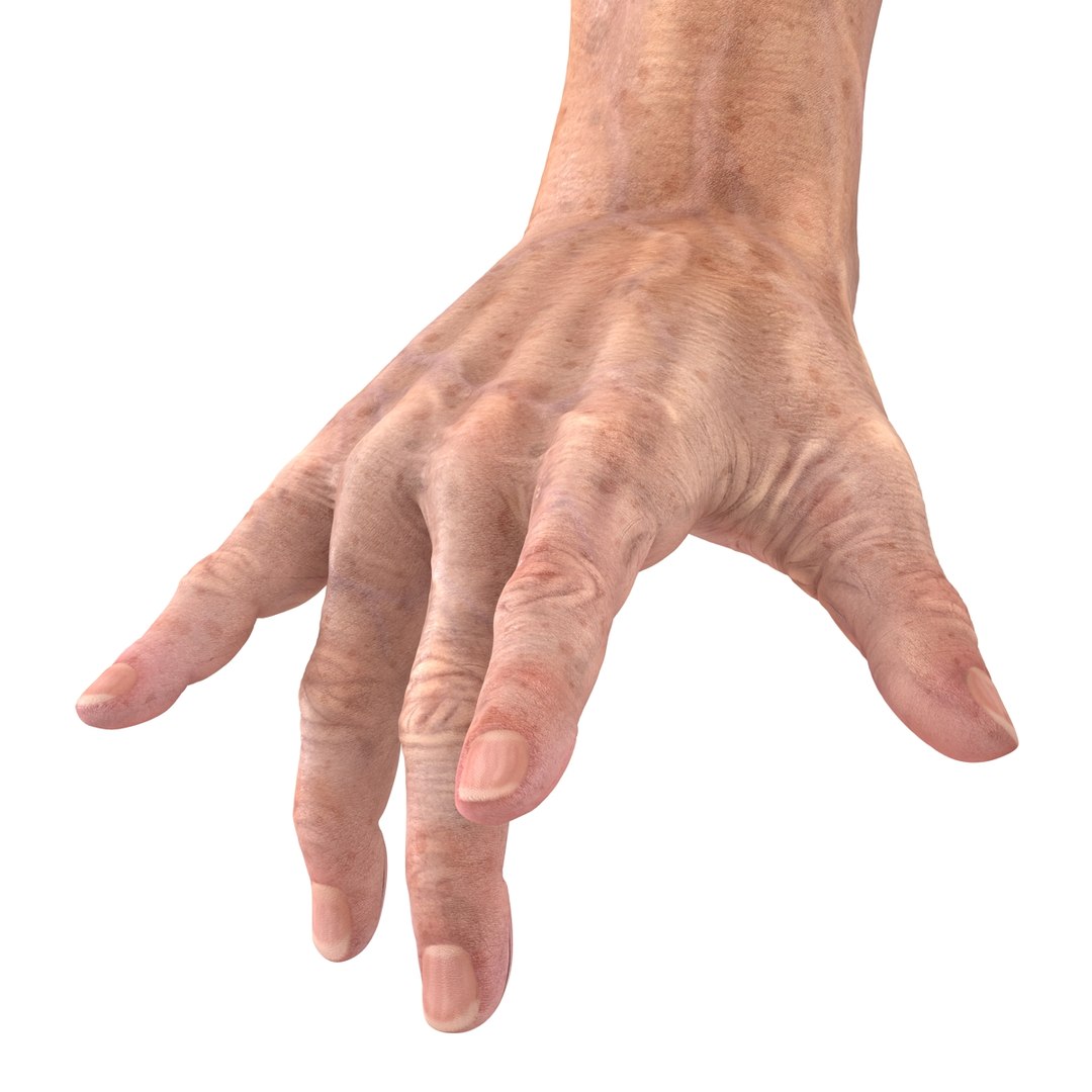 old man hands 3 3d 3ds