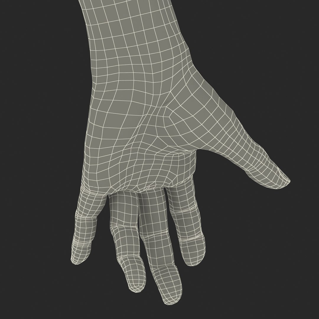 old man hands 3 3d 3ds
