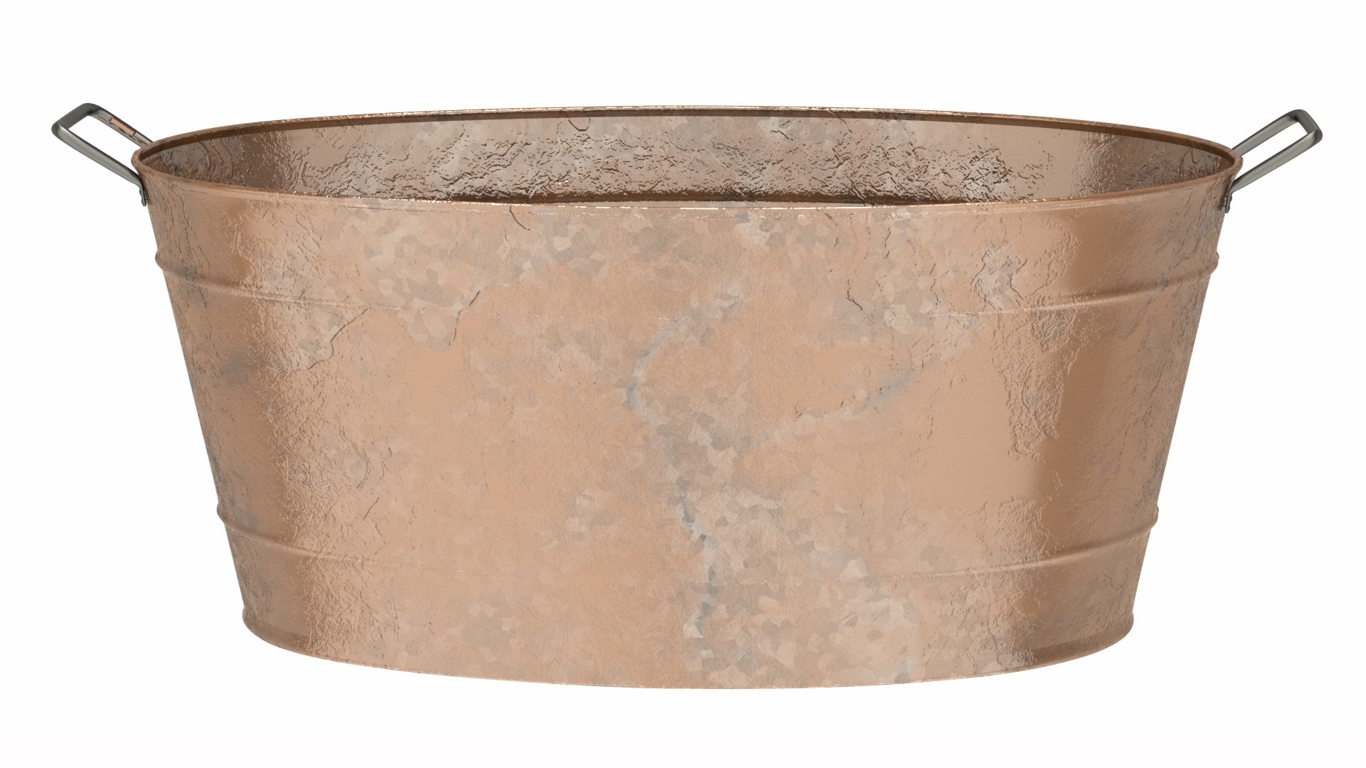 Large Rusty Steel Oval Tub 3D model - TurboSquid 1778859