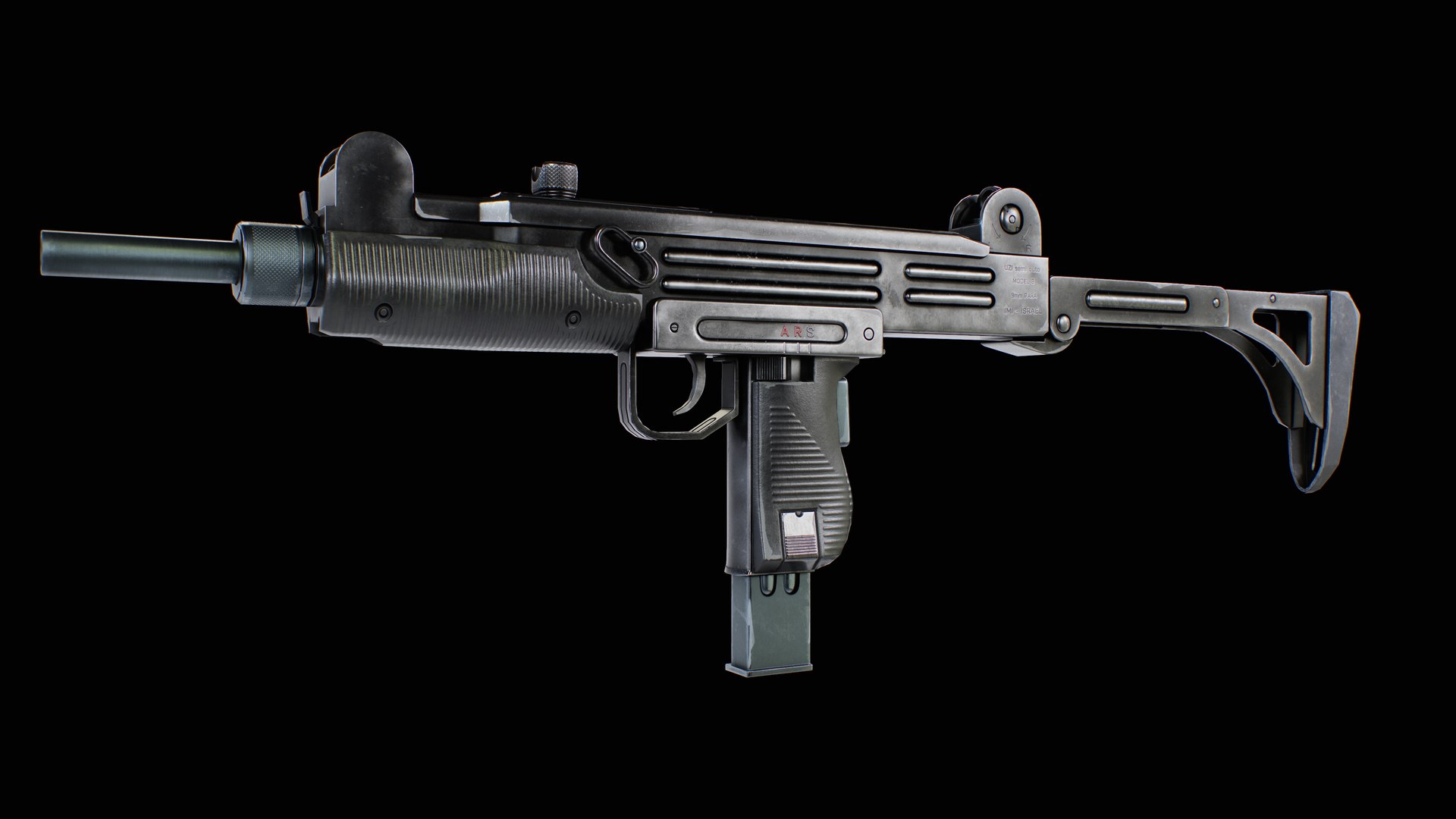 3D UZI - Low Poly - TurboSquid 2033129