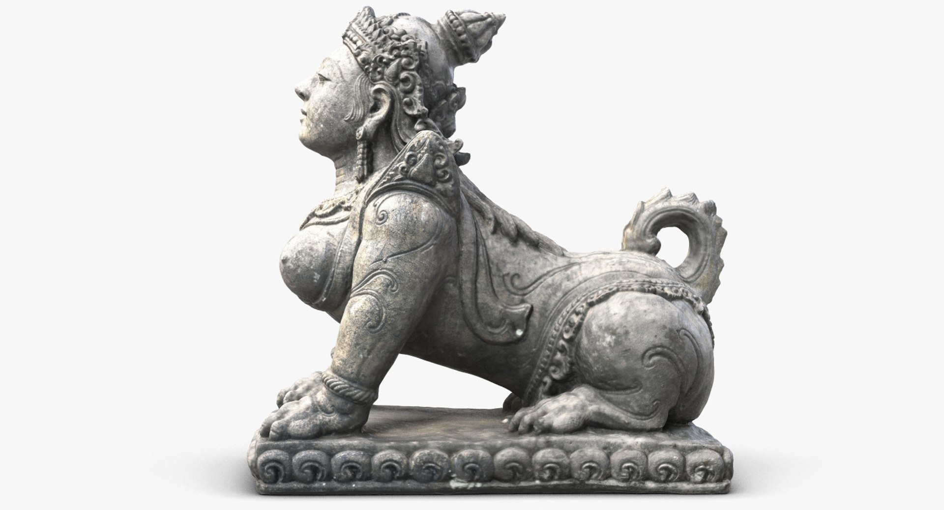 Sphinx Statue 3d Model