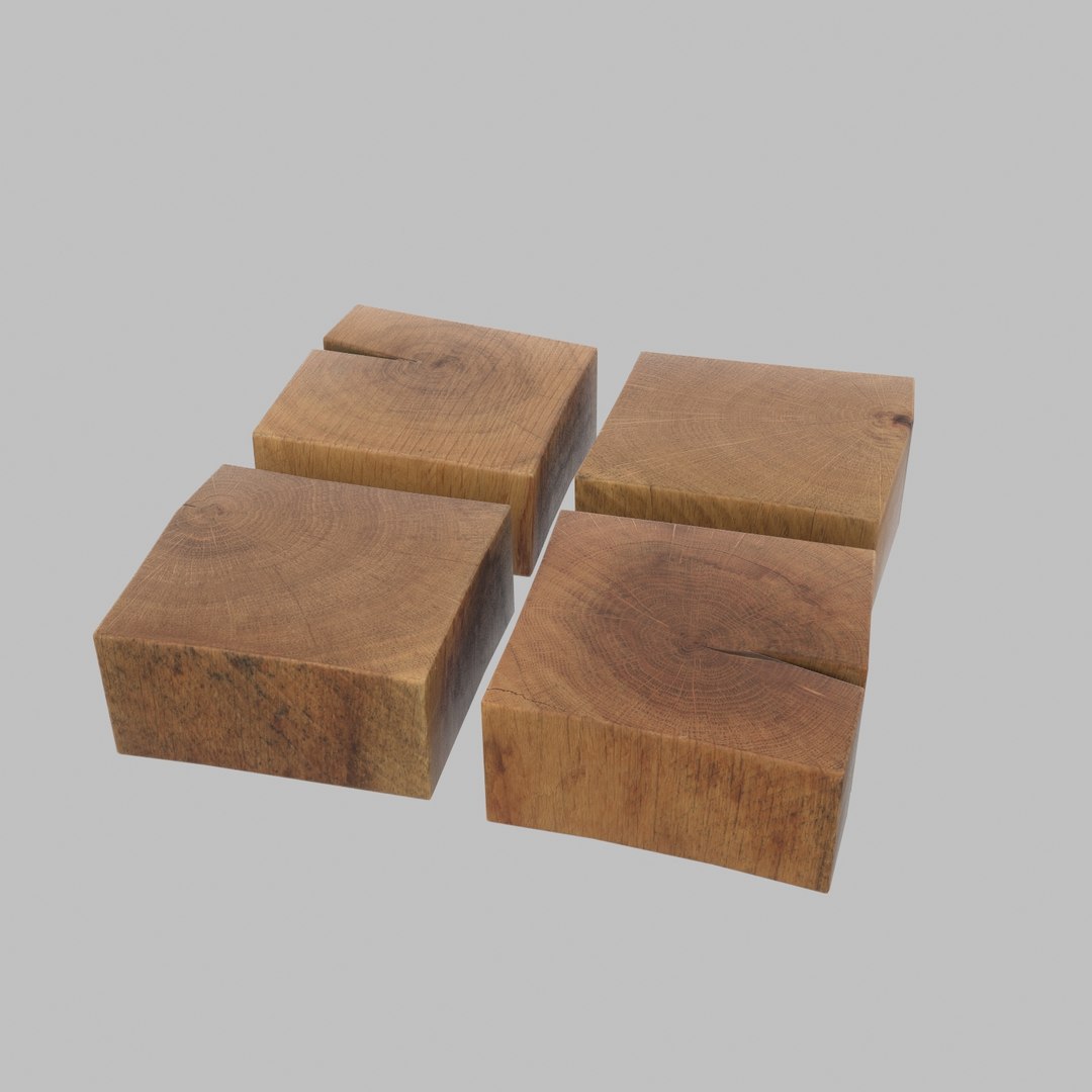 3D Wood Block - TurboSquid 1530257
