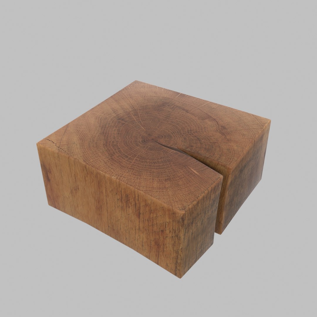 3D Wood Block - TurboSquid 1530257