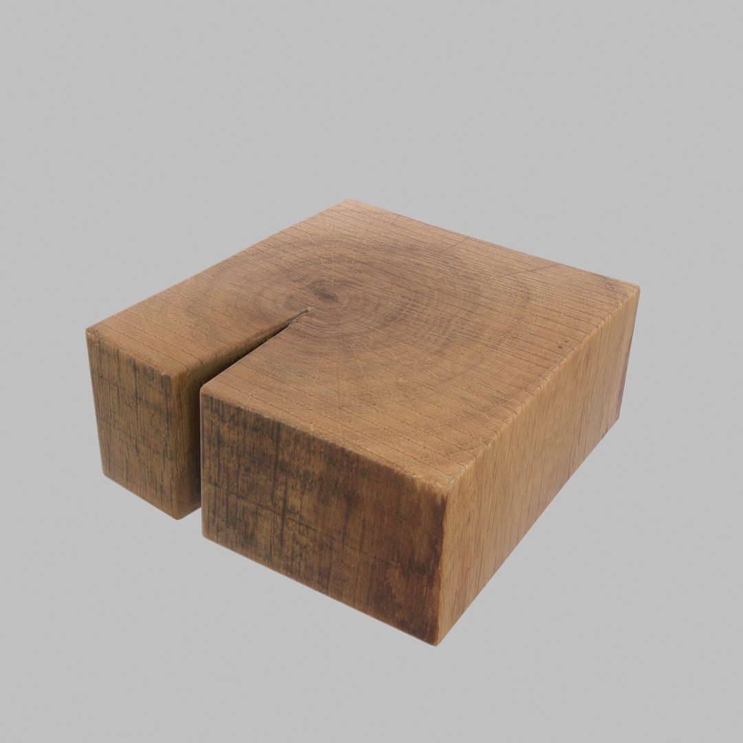3D wood block - TurboSquid 1530257