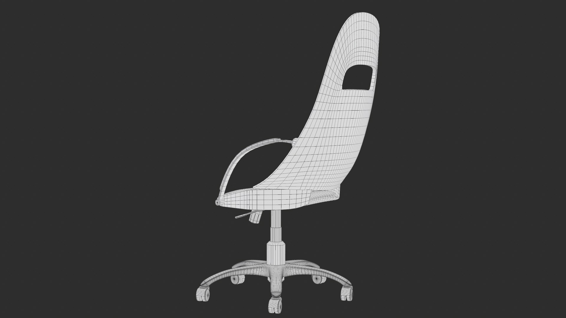 Futuristic Sci-Fi Chair 3D Model - TurboSquid 1995770