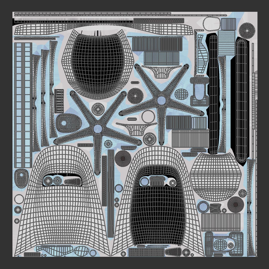 Futuristic Sci-Fi Chair 3D Model - TurboSquid 1995770