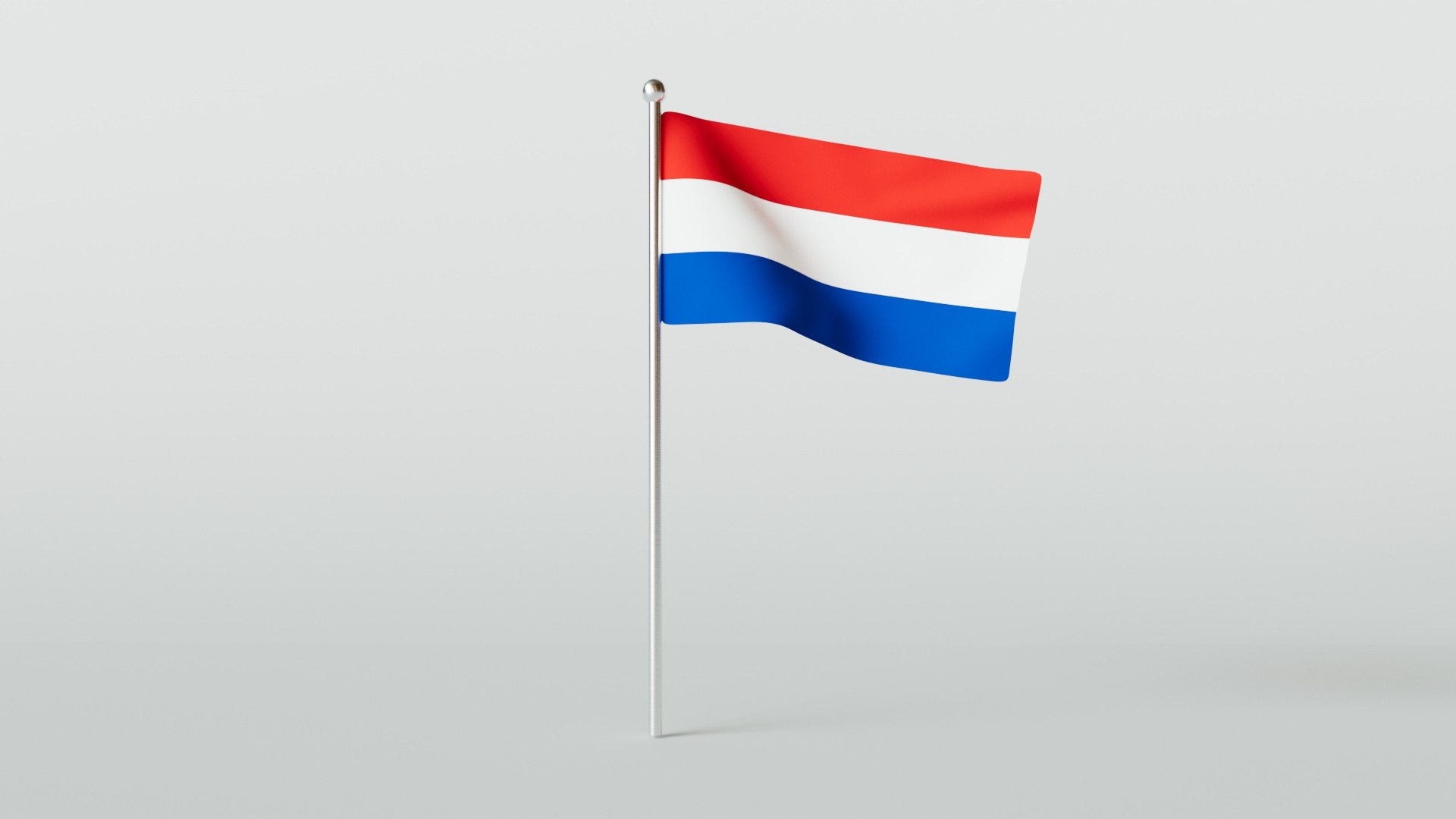 Netherlands - Holland Flag Animated With Texture 3D Model - TurboSquid ...