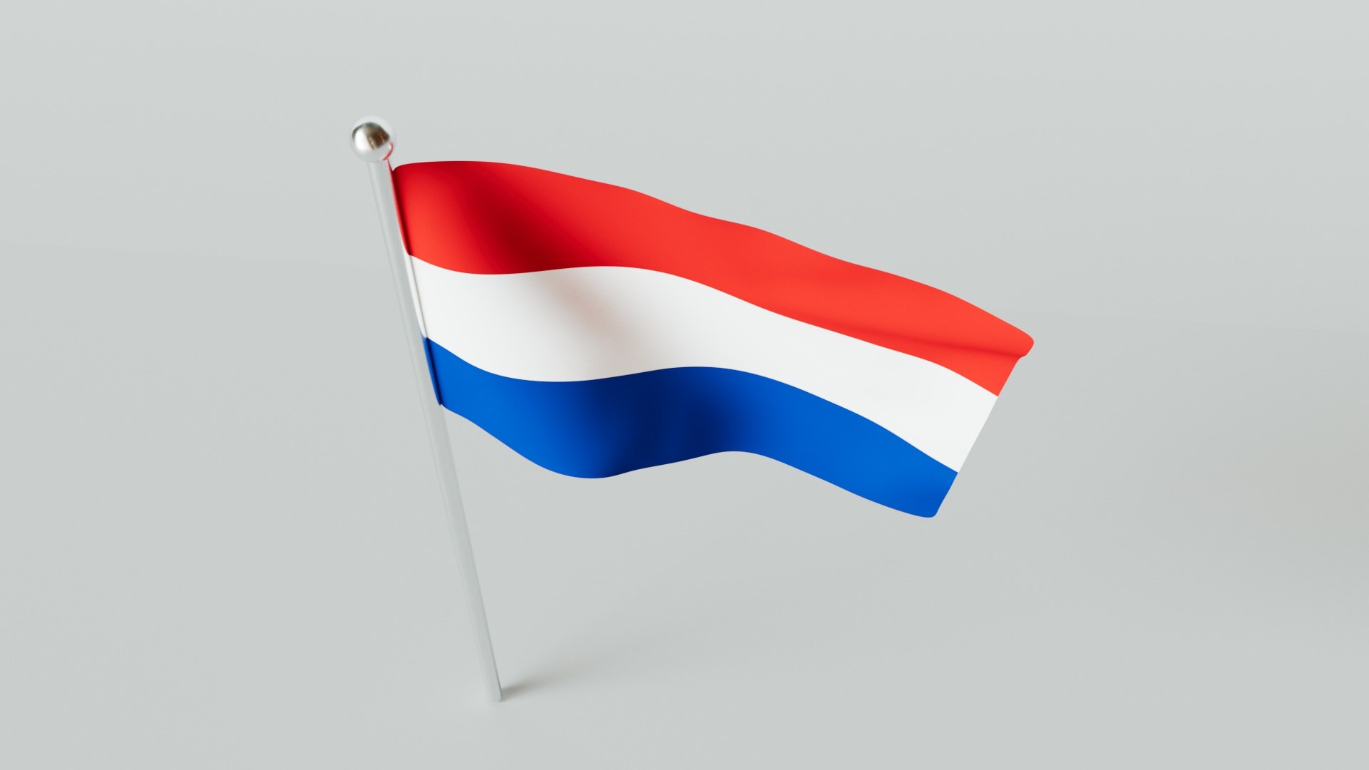 Netherlands - Holland Flag Animated With Texture 3D Model - TurboSquid ...