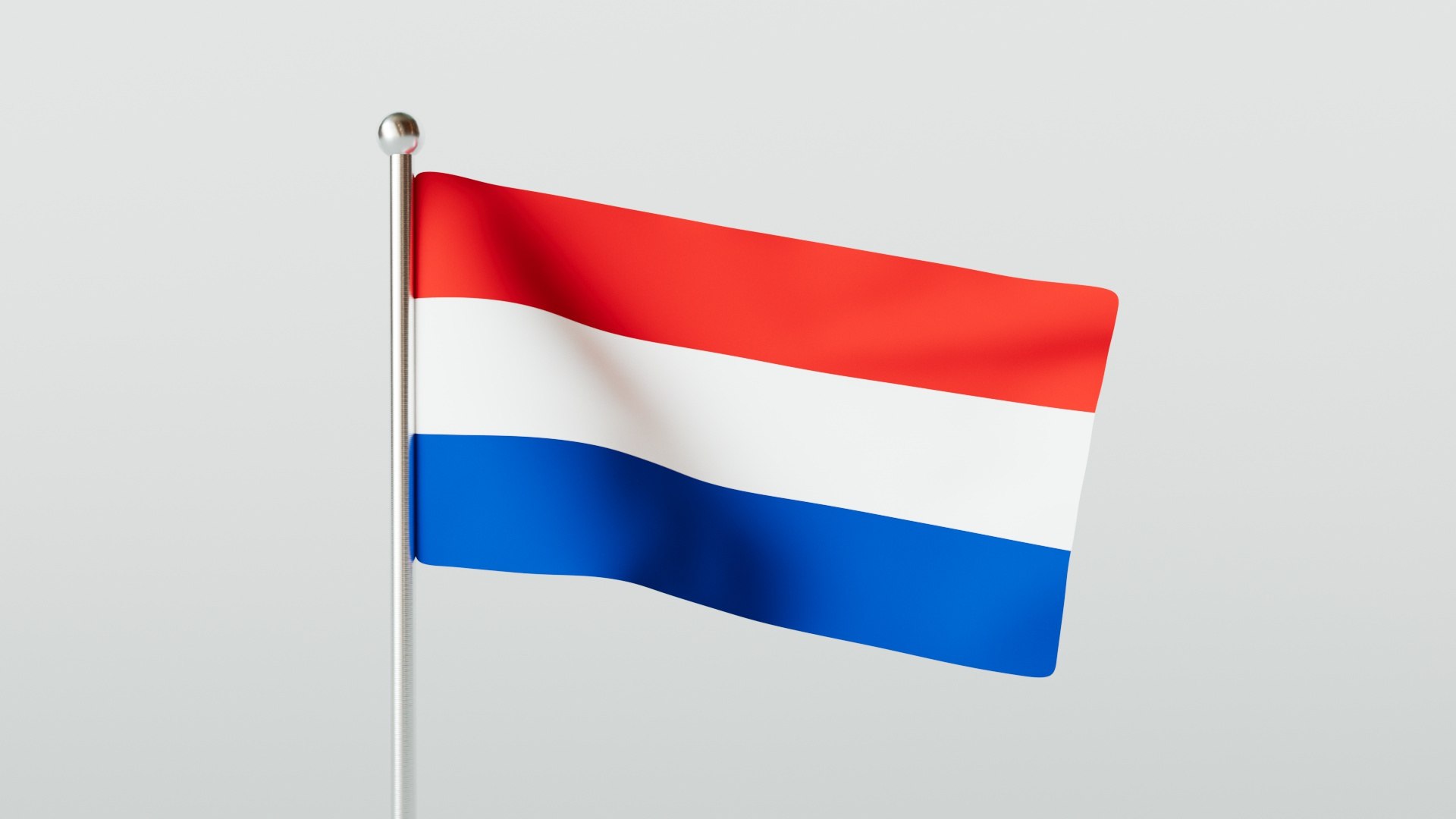 Netherlands - Holland Flag Animated With Texture 3D Model - TurboSquid ...