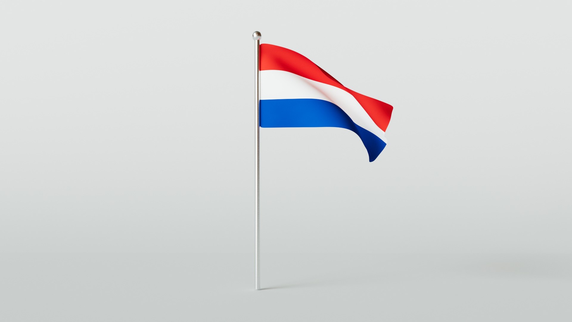 Netherlands - Holland Flag Animated With Texture 3D Model - TurboSquid ...