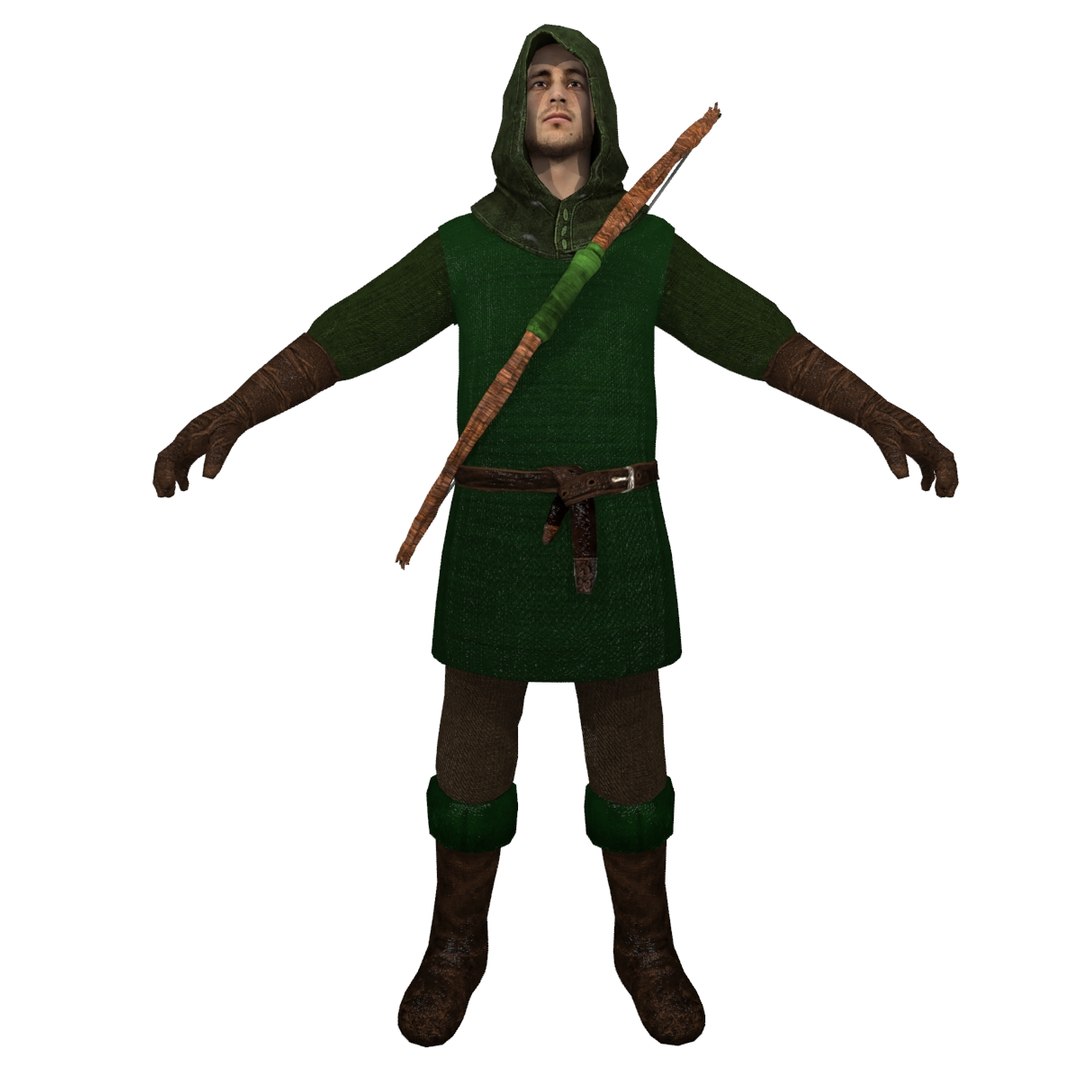 Robin Hood 3d Model