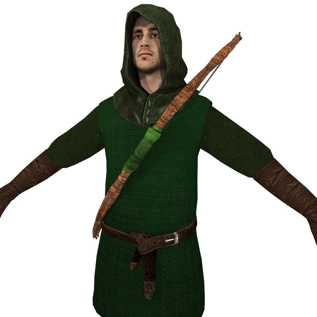 Robin Hood 3d Model