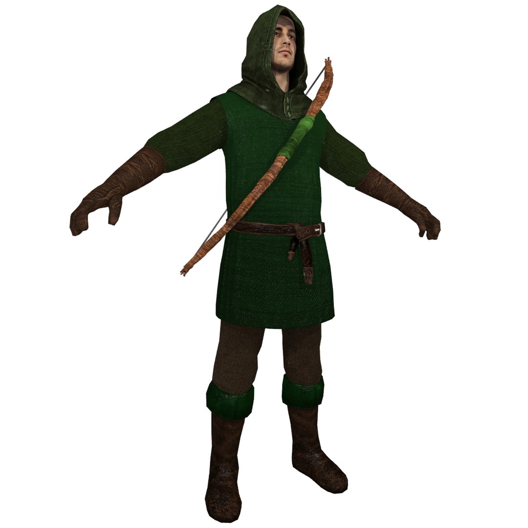 Robin Hood 3d Model