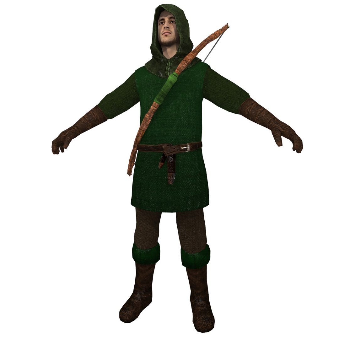 Robin Hood 3d Model
