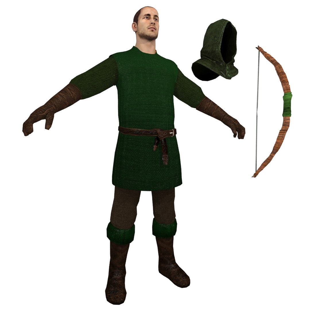 Robin Hood 3d Model