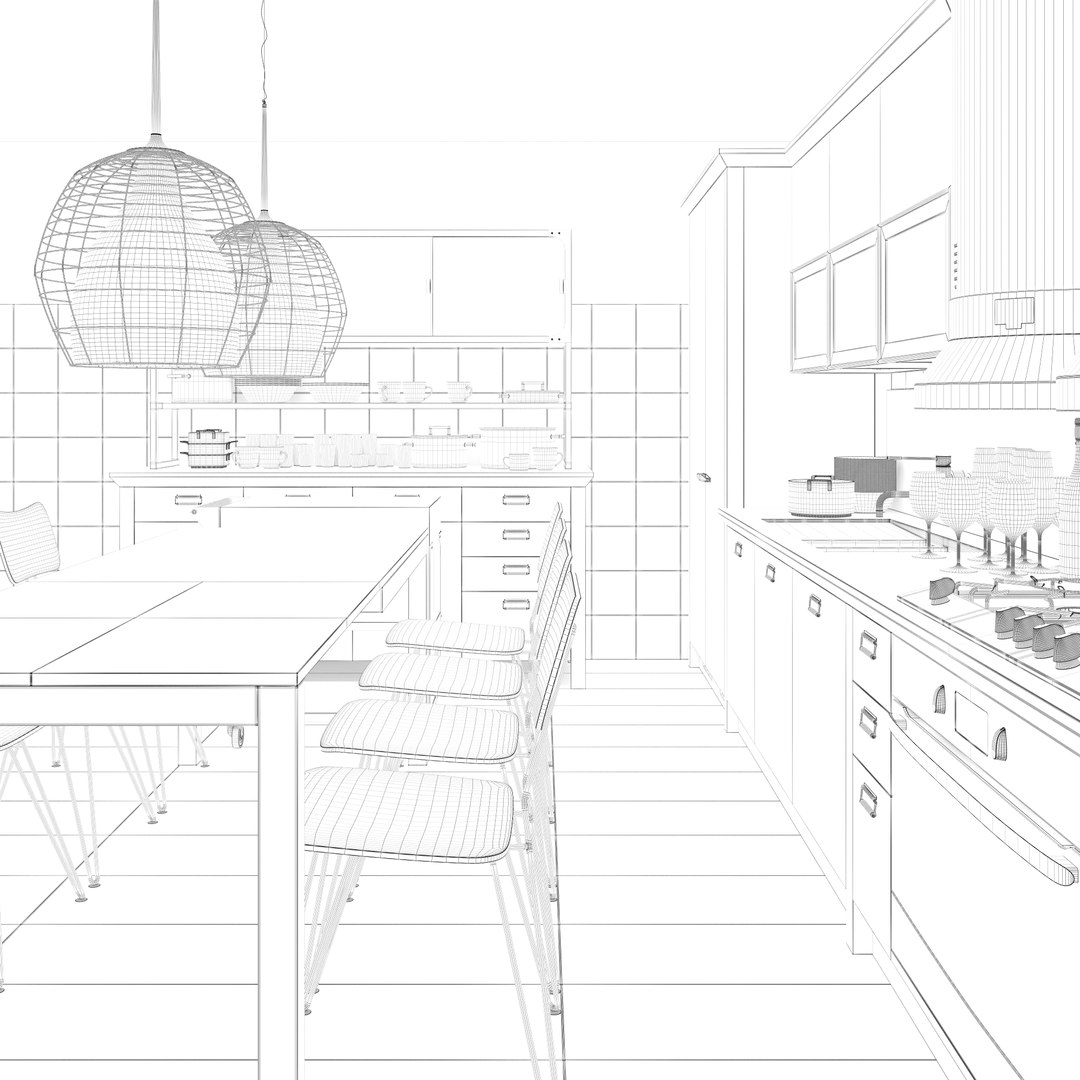 Realistic Kitchen Diesel Social 3D Model - TurboSquid 1341699