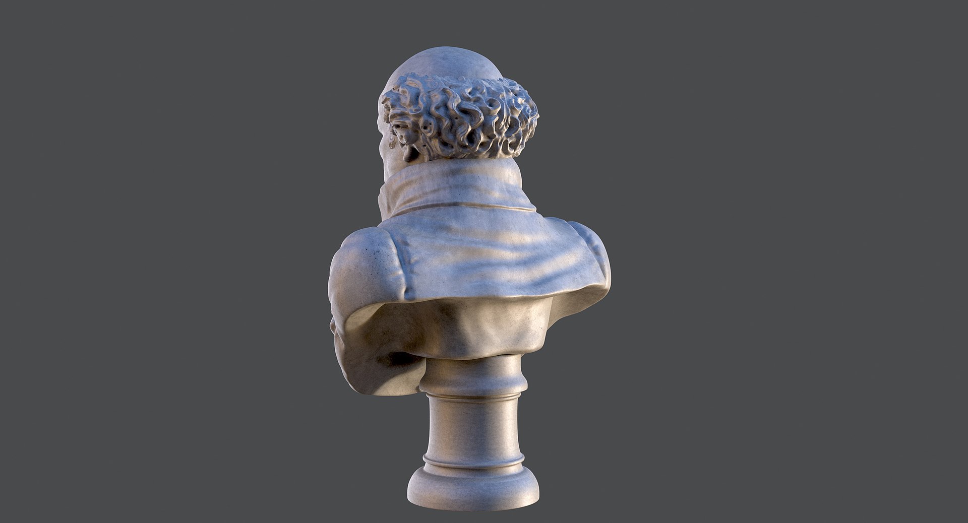 John adams president bust 3D model - TurboSquid 1354856