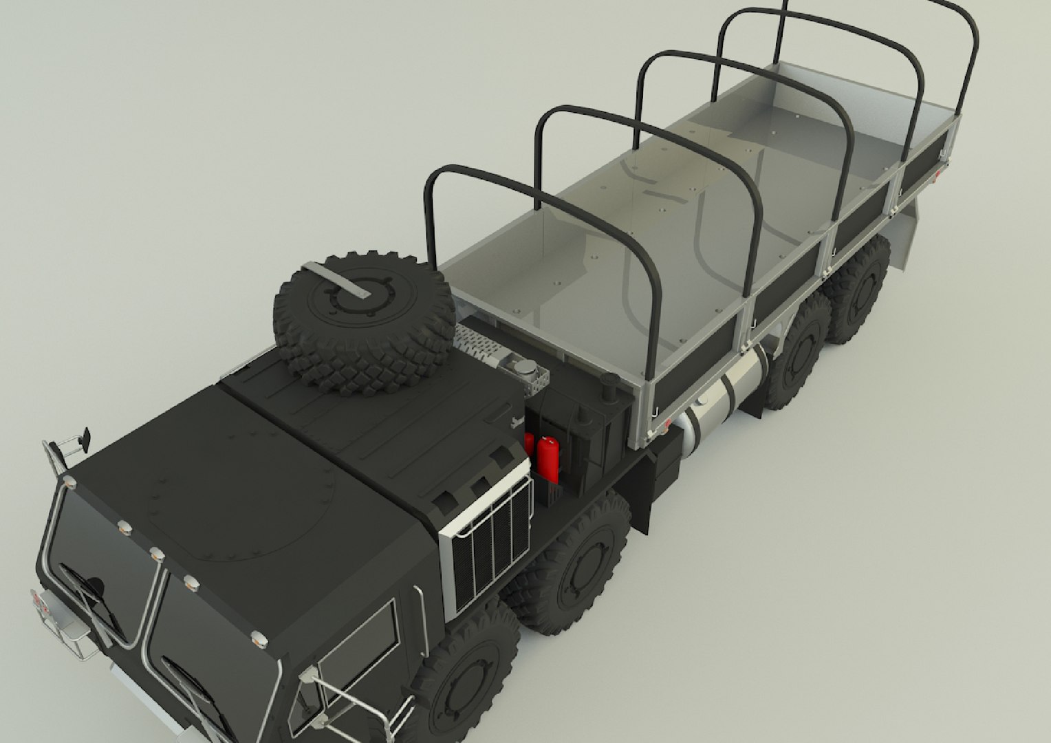 3D HEMTT A4 CARGO TRUCK Model - TurboSquid 2062612