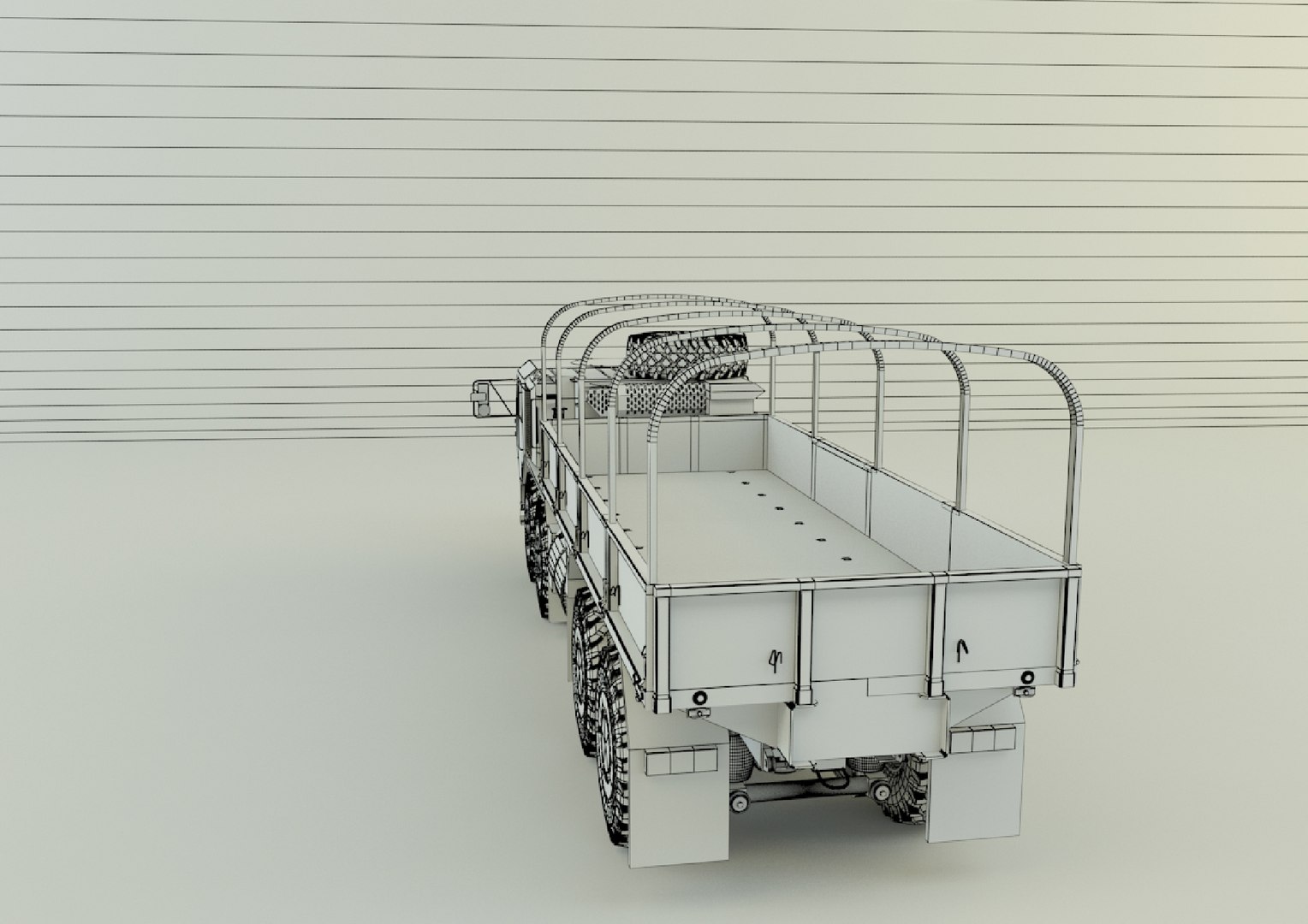 3D HEMTT A4 CARGO TRUCK Model - TurboSquid 2062612