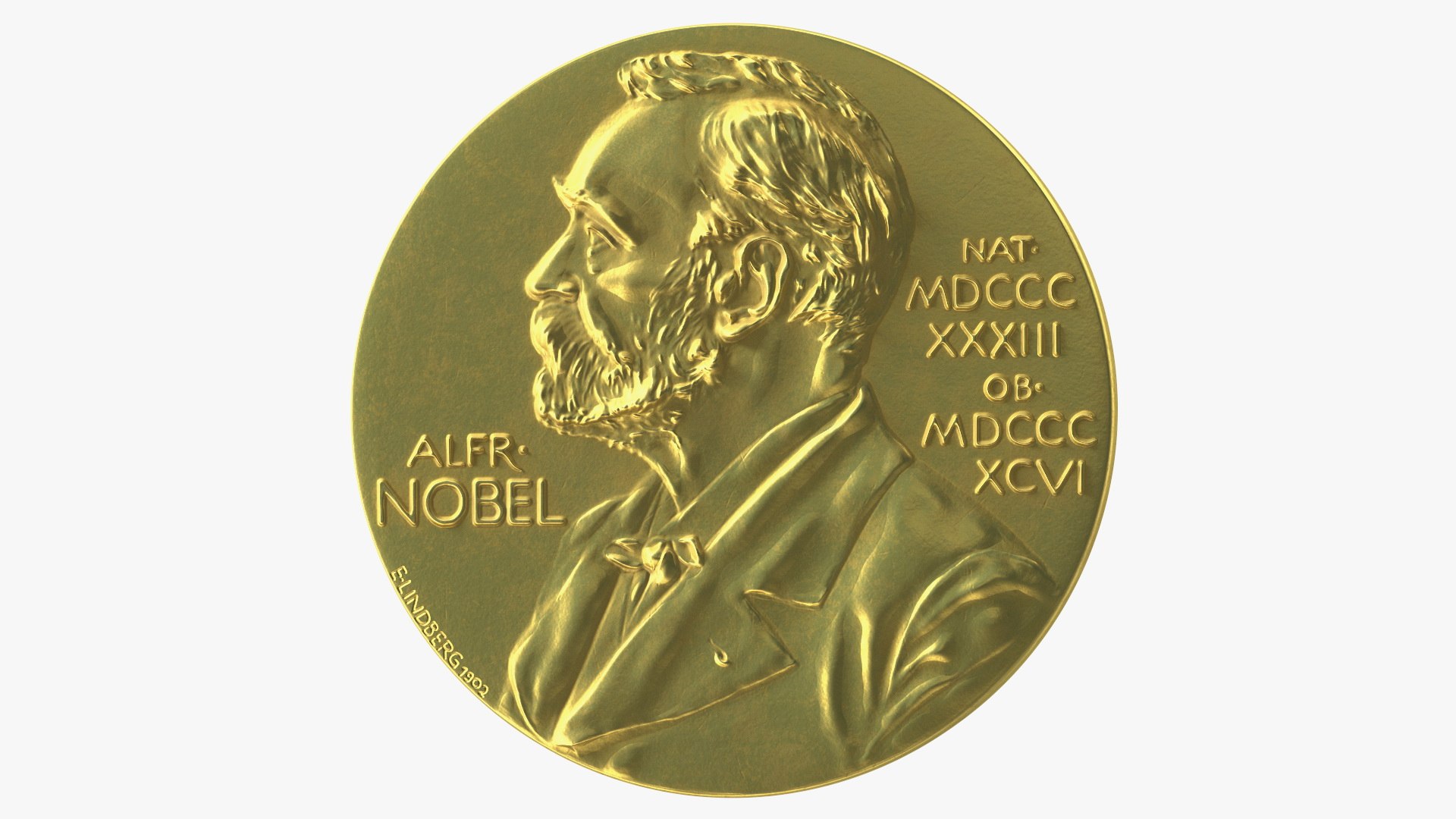 3D Economics Nobel Prize - TurboSquid 1851751