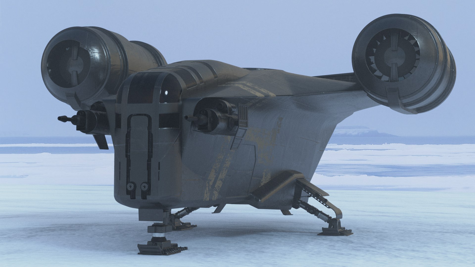 3D Razor Crest - TurboSquid 1641014