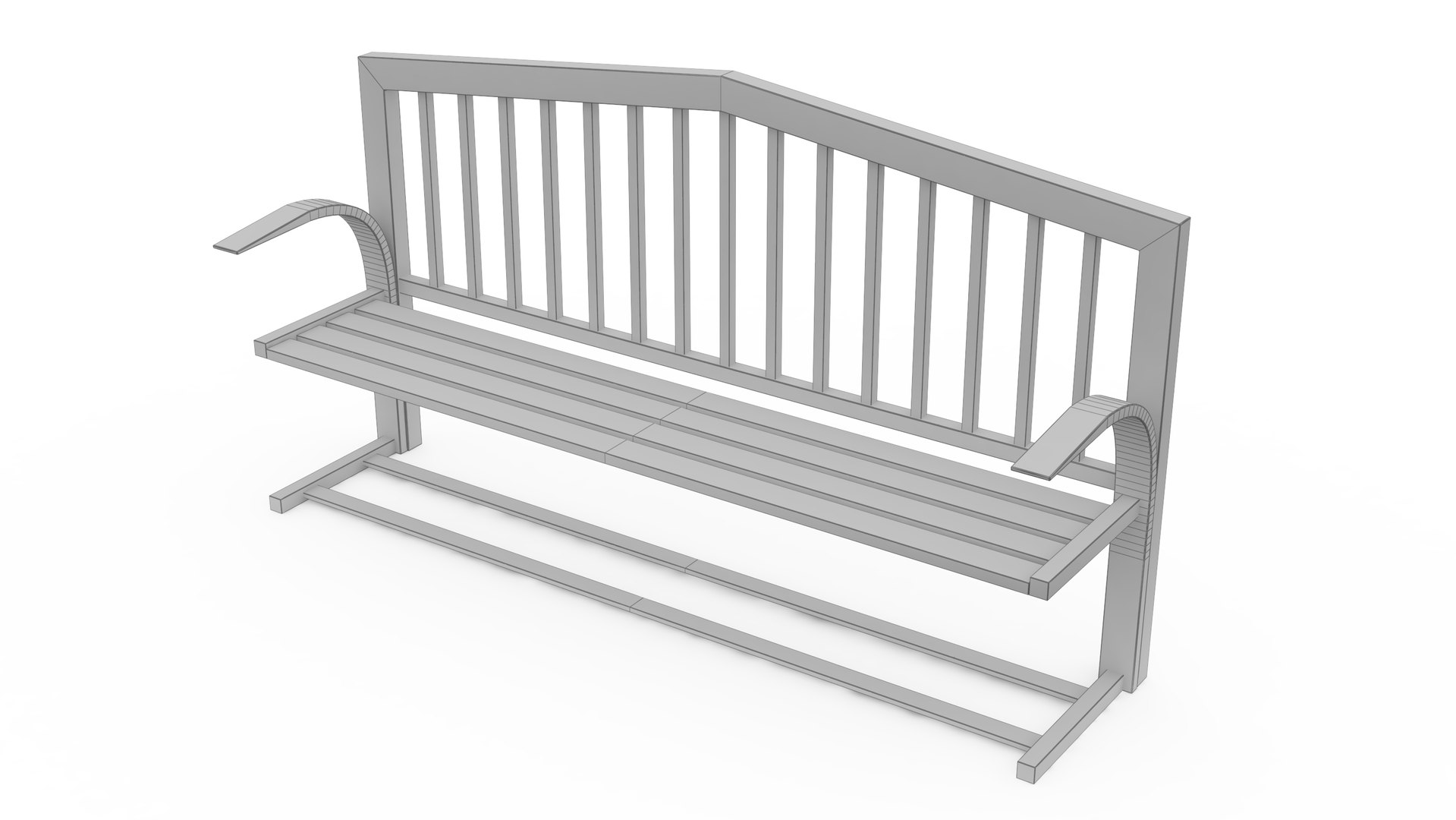 3D BENCH VIII - TurboSquid 2145373