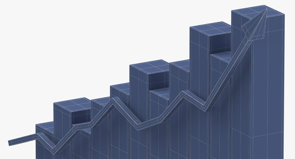 Steigendes Diagramm 3D-Modell - TurboSquid 1823772