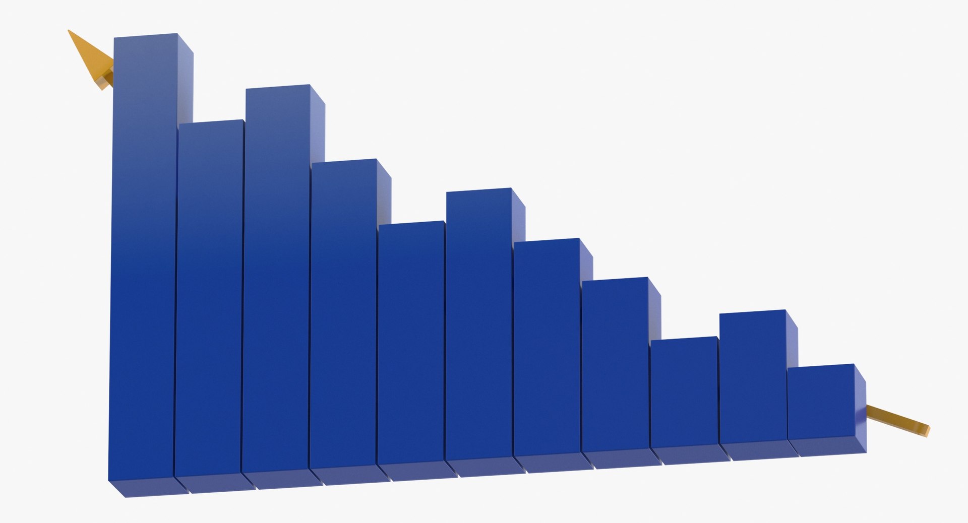Rising Chart model - TurboSquid 1823772